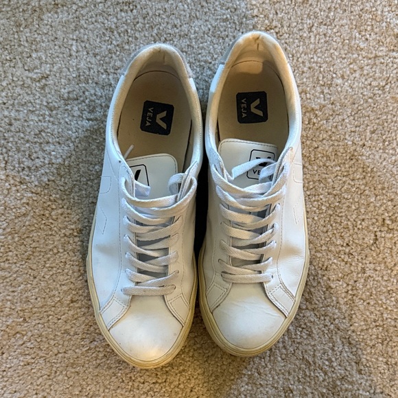 Veja | Shoes | Veja Classic White Laceup Sneakers | Poshmark
